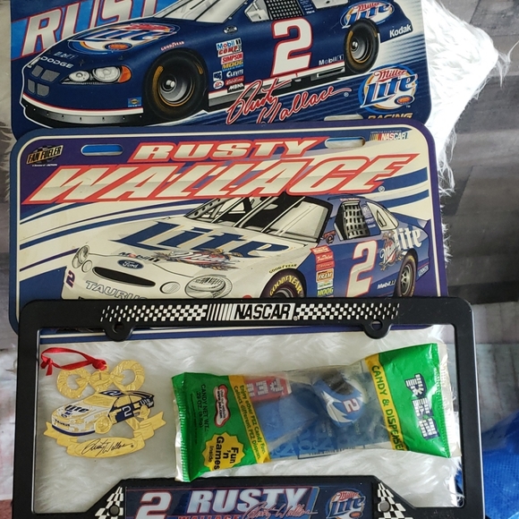 Nascar | Other | Vintage Late 9s Early 00s Nascar Rusty Wallace License ...